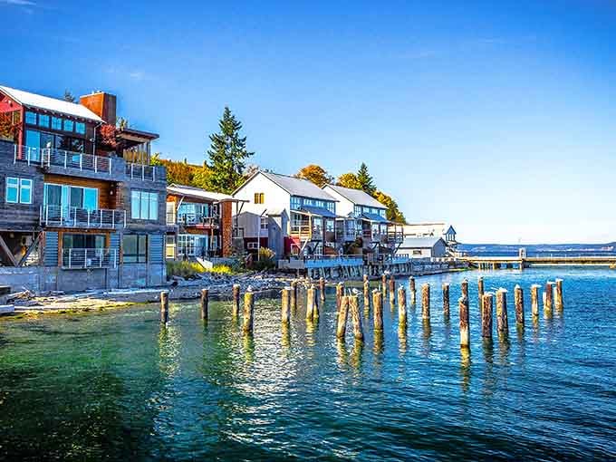 That steep main street leads straight into the mountains, flanked by buildings that remember when horses outnumbered automobiles.