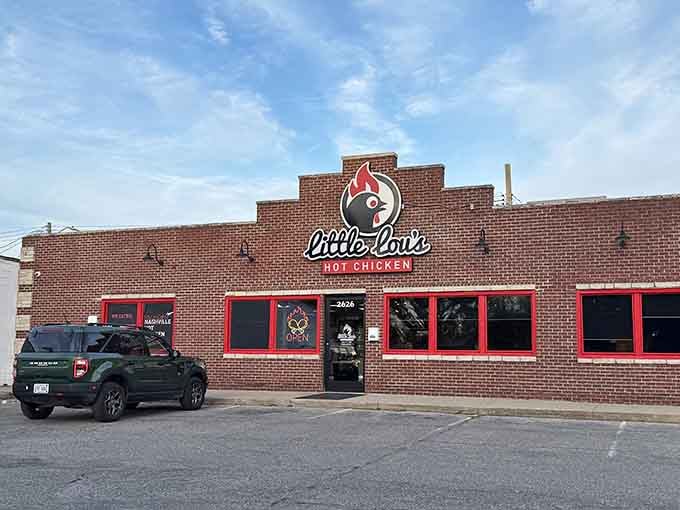 Little Lou's Hot Chicken's brick fortress houses spicy treasures that would make any Nashville native nod in approval.