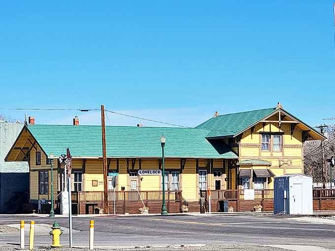 Lovelock's historic train depot adds charm to this affordable community where fixed-income seniors can thrive.