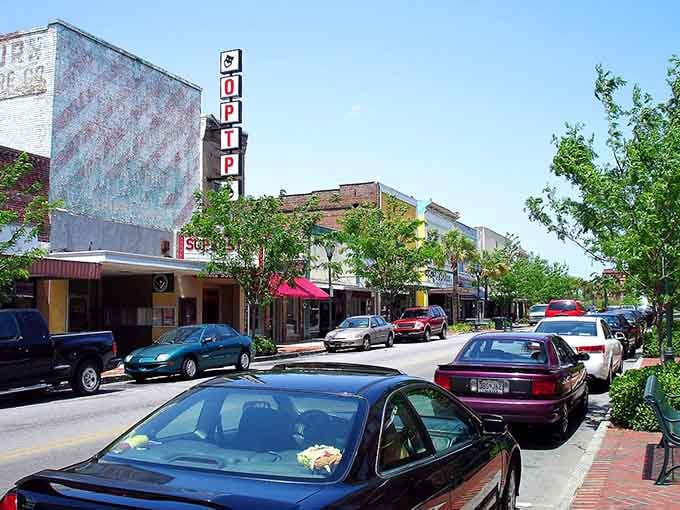 That vintage theater marquee beckons like an old friend, promising entertainment without emptying your wallet.