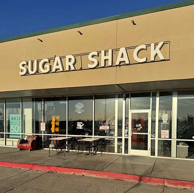 Strip mall surprise! Sugar Shack proves great diners can thrive anywhere when the food makes you forget where you're sitting.