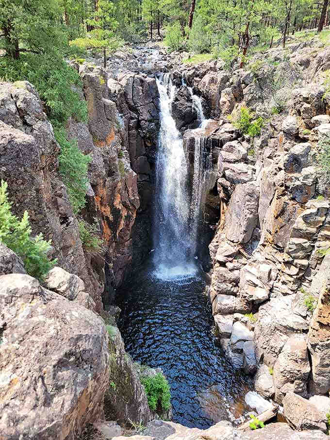 This narrow canyon plunge pool looks like Mother Nature's private meditation retreat for serious contemplation.