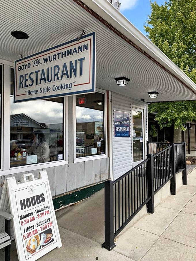 That simple sign advertising "Home Style Cooking" tells you everything you need to know about what's waiting inside here.