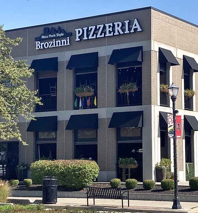 Classic brick and modern comfort combine to create the perfect pizza pilgrimage destination.