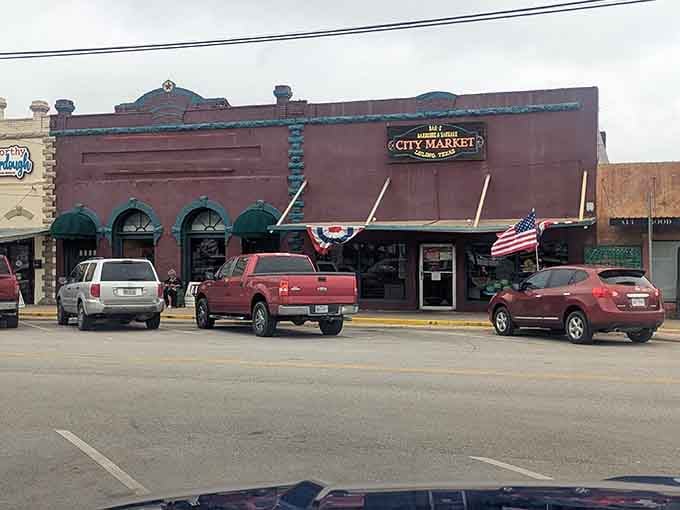 A Texas time capsule where butcher paper serves as plates and the smell of smoke is your complimentary souvenir.