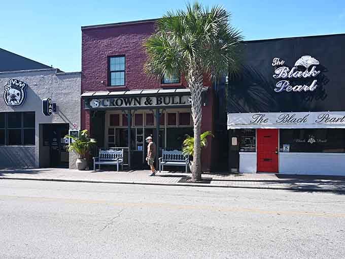 The Crown & Bull stands proudly on Dunedin's Main Street, where Scottish heritage meets Florida sunshine.