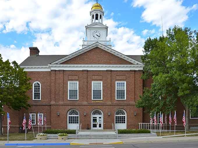 The solid brick architecture of Fergus Falls speaks to lasting quality, where your retirement dollars buy genuine value.
