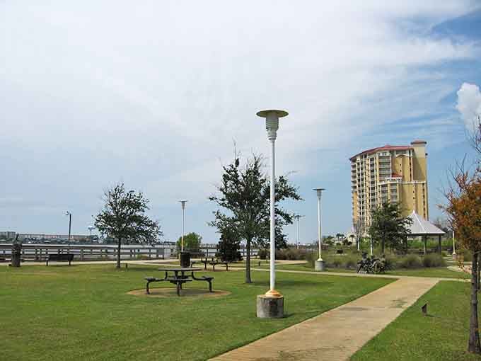 Fort Walton Beach offers beautiful waterfront parks with picnic areas, walking paths, and stunning views of the emerald waters.