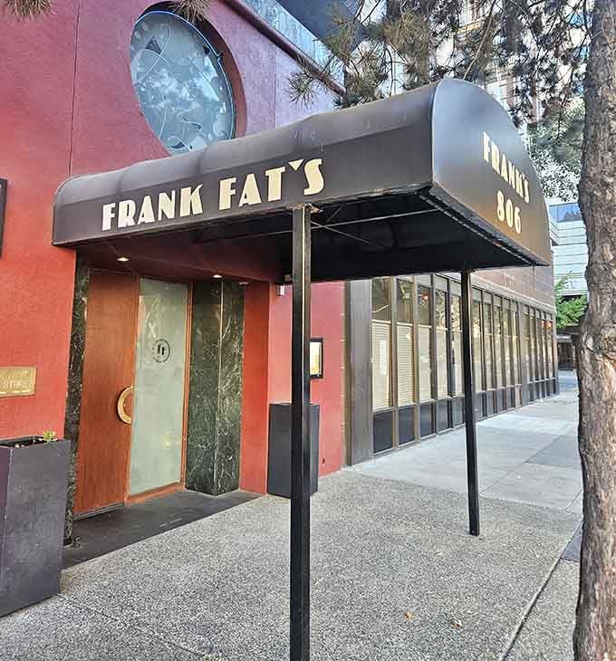 The classic entrance welcomes you into a Sacramento institution that's been serving comfort and community for decades.