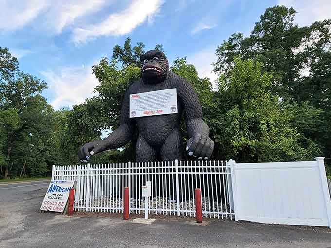 This 25-foot primate has watched over the Pine Barrens for decades, surprising drivers and delighting selfie-seekers along Route 206.