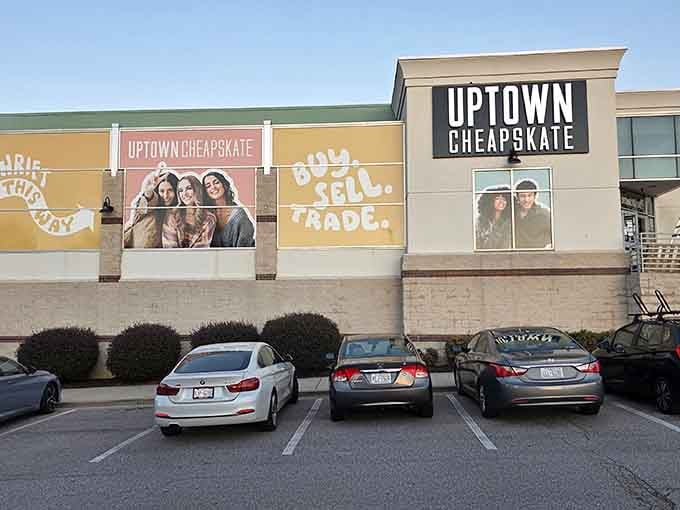 Bold signage and contemporary design prove that secondhand shopping has officially entered the cool kids' club.