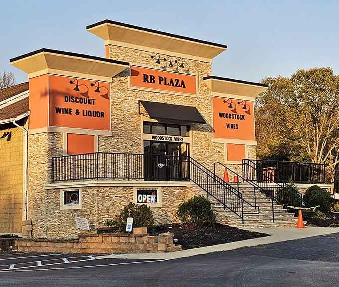 Golden hour light bathes this retro paradise where peace, love, and incredible bargains come together beautifully.