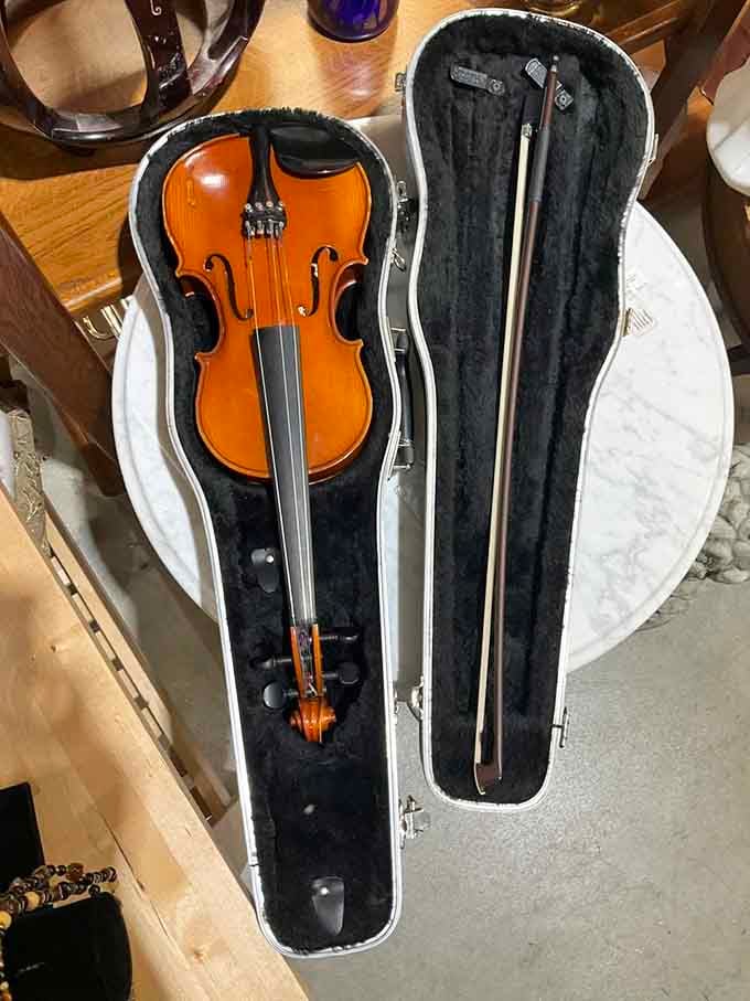 Waiting for the right musician to bring its voice back to life again.