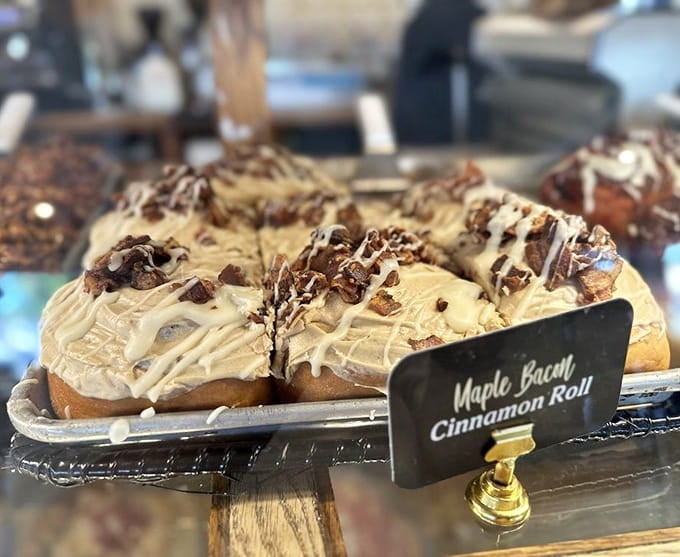 Maple bacon cinnamon rolls prove that some flavor combinations are simply meant to be together, like peanut butter and jelly.