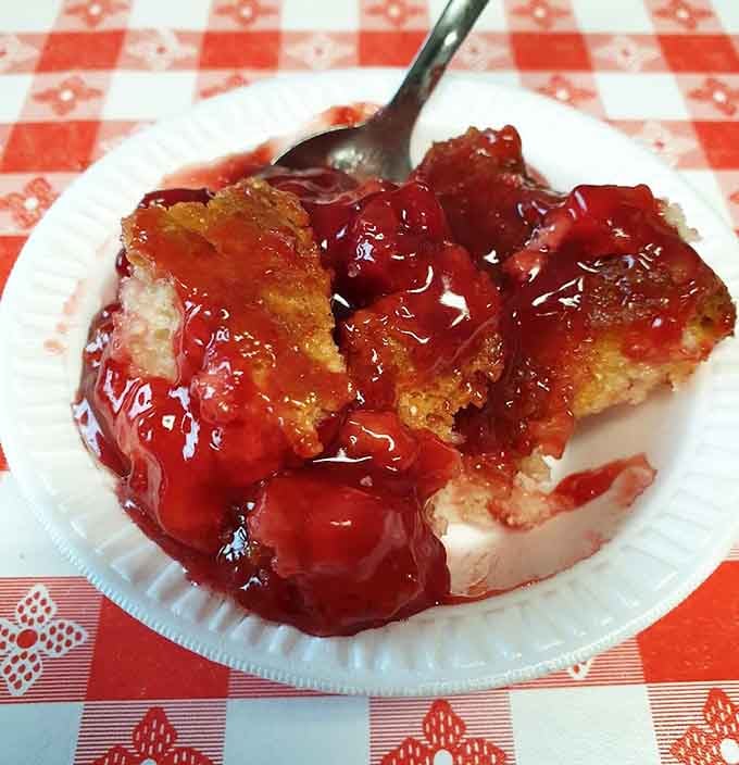 When French toast gets topped with strawberry sauce this generous, breakfast becomes a legitimate life event worth celebrating.