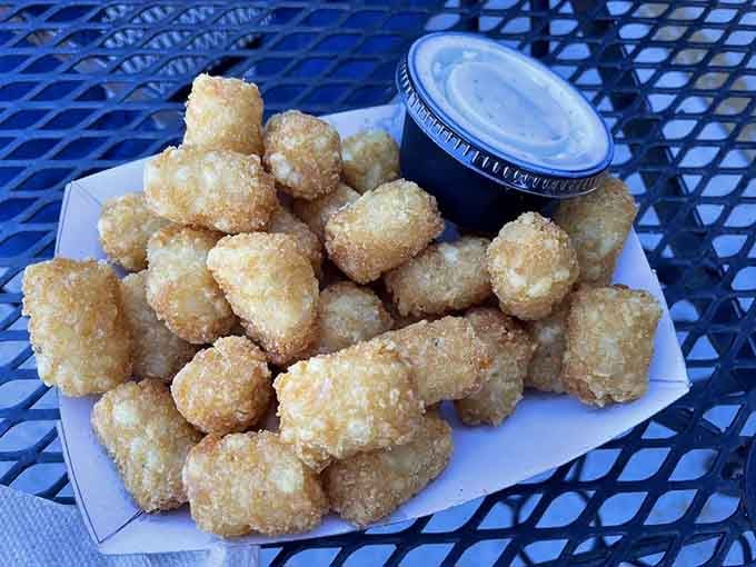 Golden, crispy tots that make you wonder why anyone bothers with regular fries anymore.
