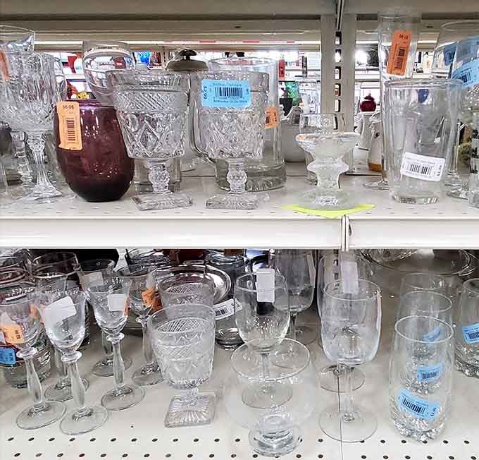 Crystal glassware that'll make your tap water taste like it came from a fancy French spring.