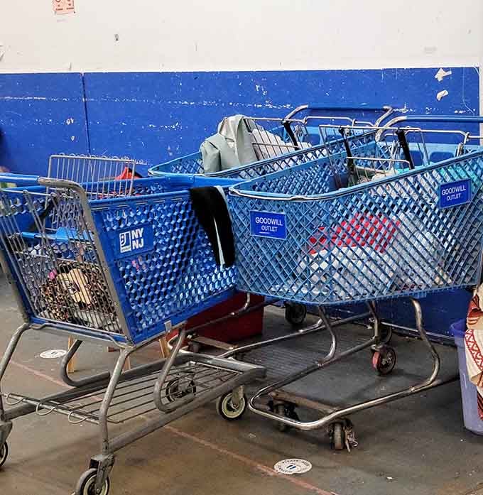 You'll need one of these oversized carts to haul your treasures, because nobody leaves here with just one item.