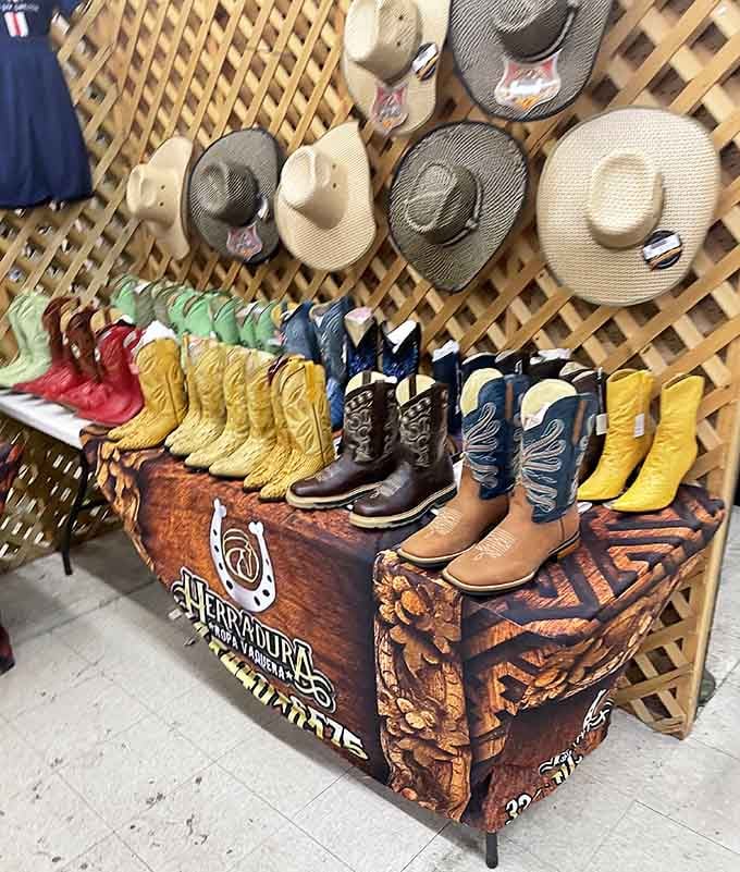 Cowboy boots and hats that would make John Wayne nod approvingly at your newfound Western style.