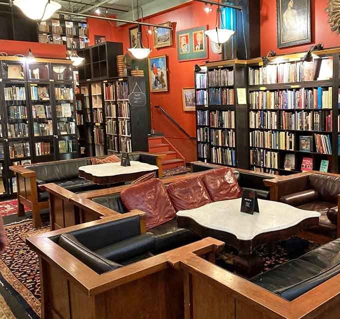 Sink into leather seating surrounded by thousands of books and suddenly your to-do list doesn't seem so urgent.