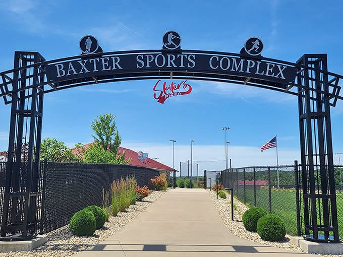 Baxter Sports Complex welcomes athletes with an impressive entrance that promises fields of dreams for sports enthusiasts of all ages.