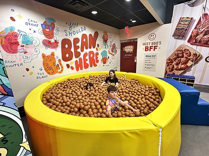 The Bean Pit Play Zone proves that baked beans aren't just a side dish&mdash;they're a full-body experience. Dive in and become one with barbecue's most musical accompaniment.