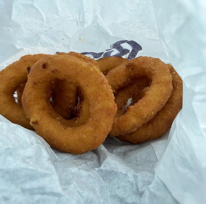 These onion rings achieve that perfect balance of crispy coating and sweet onion that keeps you reaching for more.