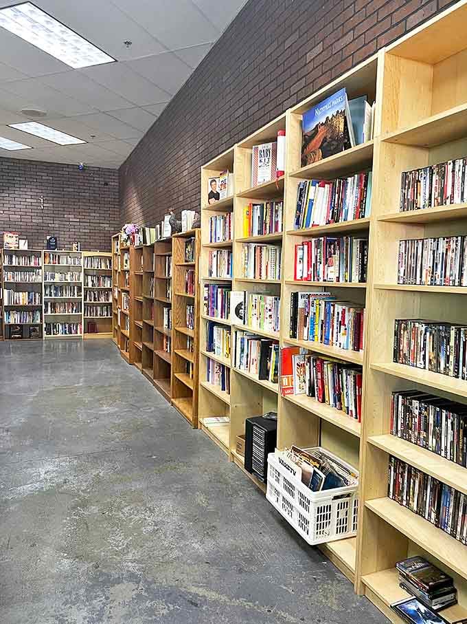 The literary corner rivals some small-town libraries. Paperbacks, hardcovers, and everything in between&mdash;bibliophiles, prepare to lose track of time.