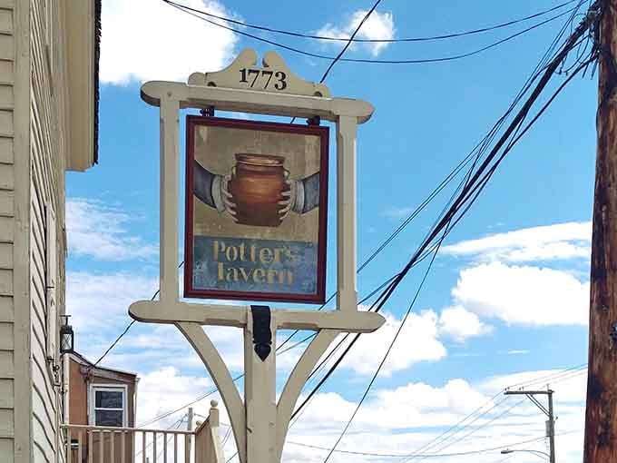 Potter's Tavern has been pouring drinks since 1773, outlasting every trendy gastropub by several centuries.