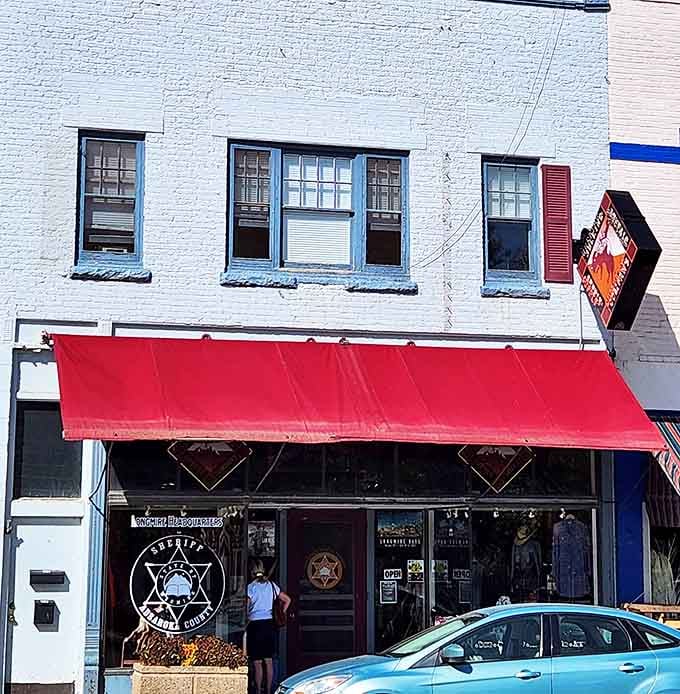 Local shops offer Western goods that actual cowboys use, not just tourists trying to look the part.