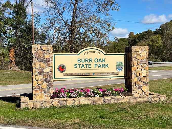 That welcome sign might as well read "your blood pressure is about to thank you profusely."