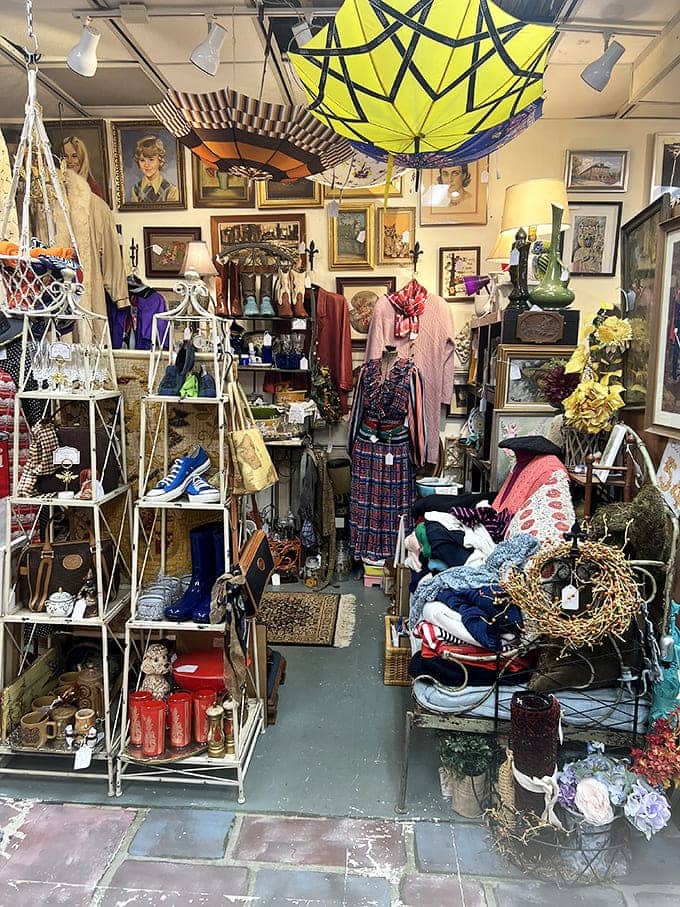 That geometric light fixture alone could be the conversation starter your living room has been desperately needing.