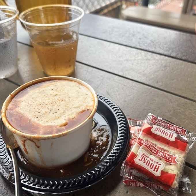 Cream of crab soup so rich and luxurious, it should probably have its own security detail.