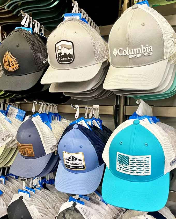 Columbia's hat game is strong&mdash;perfect for protecting New Englanders from both summer sun and winter's bite while looking trail-ready.