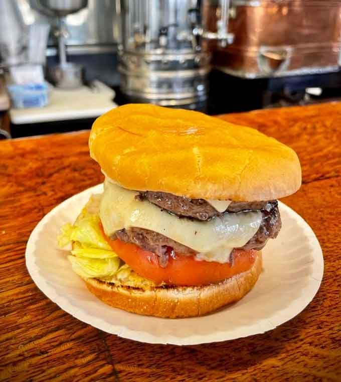 Double the beef, melted cheese, and a bun that knows its job is support, not stardom or stealing the show.