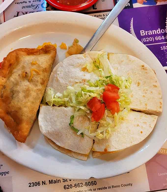 The perfect marriage of tortilla and filling&mdash;this quesadilla and its empanada sidekick are the dynamic duo your taste buds deserve.