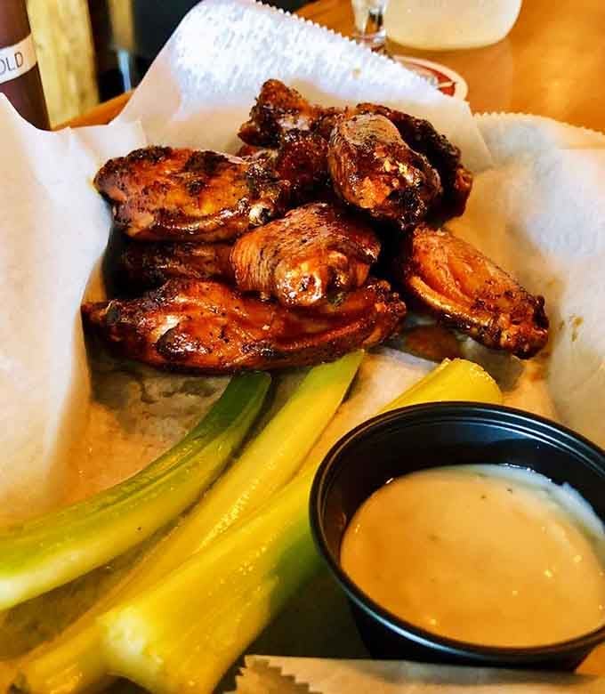These wings aren't just smoked, they're transformed. Glistening with sauce and accompanied by cooling celery, they're the perfect handheld BBQ experience.