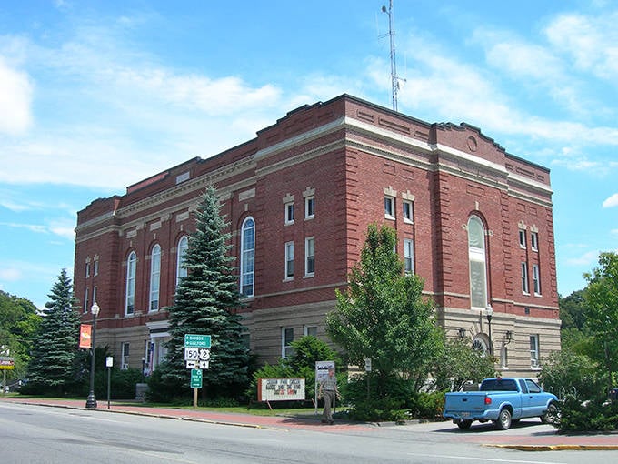 Skowhegan's City Hall embodies the substantial civic pride of a town that takes its governance seriously, yet welcomes visitors with small-town warmth.