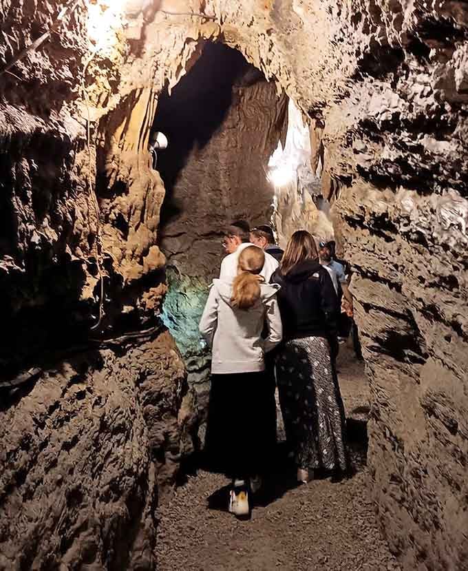 Following your guide through the illuminated chambers, you'll understand why people have been mesmerized by caves for generations.