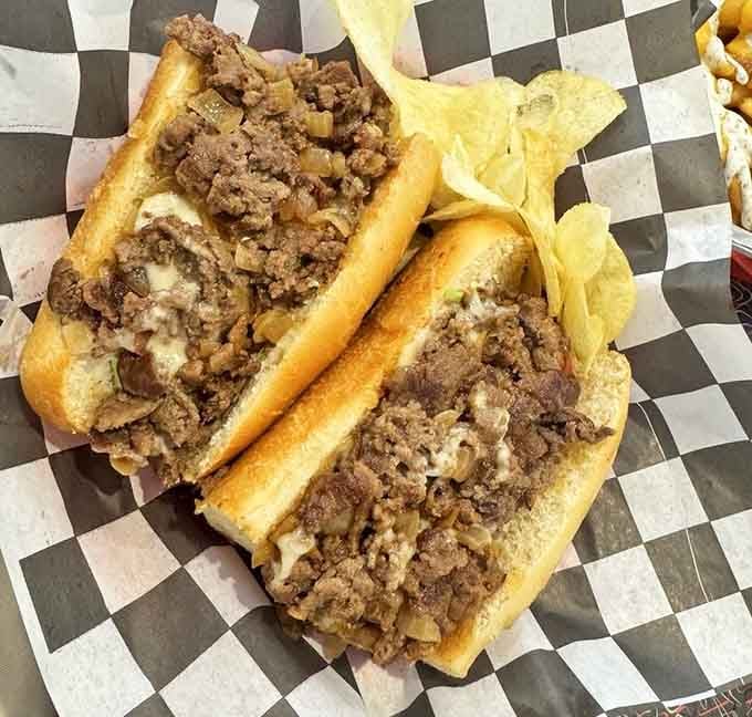 This California cheesesteak packs enough flavor to make you forget about counting calories or worrying about portion control.