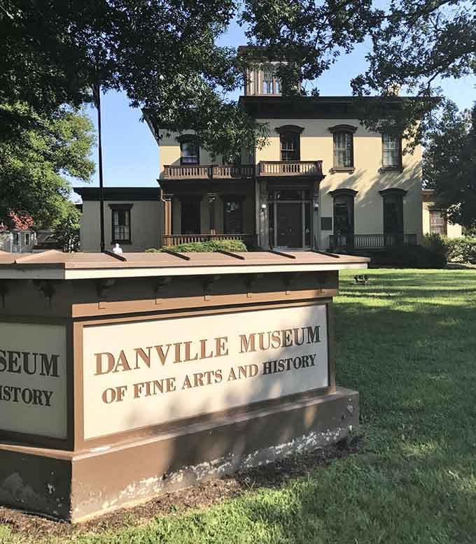 The Danville Museum of Fine Arts and History occupies the stately Sutherlin Mansion, where history and culture share an elegant address.
