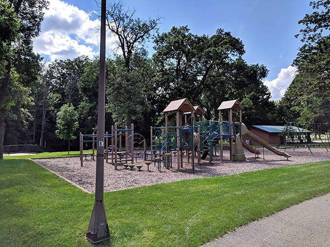 Neighborhood playgrounds dot Owatonna's landscape, ensuring little ones burn energy while parents contemplate the blissful affordability of raising families here.