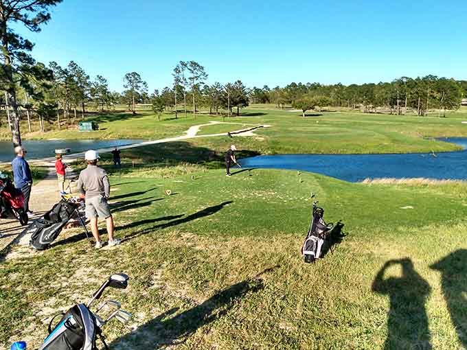 Those water hazards on the golf course aren't just for show, they're there to humble your swing and test your patience.
