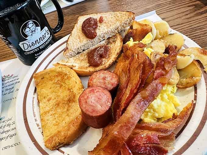 Bacon, eggs, and potatoes team up for the breakfast power trio that fuels Lancaster County mornings right.