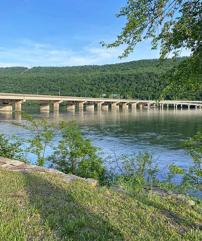 The Susquehanna stretches wide and peaceful, proving Pennsylvania knows how to do rivers with serious style and grace.