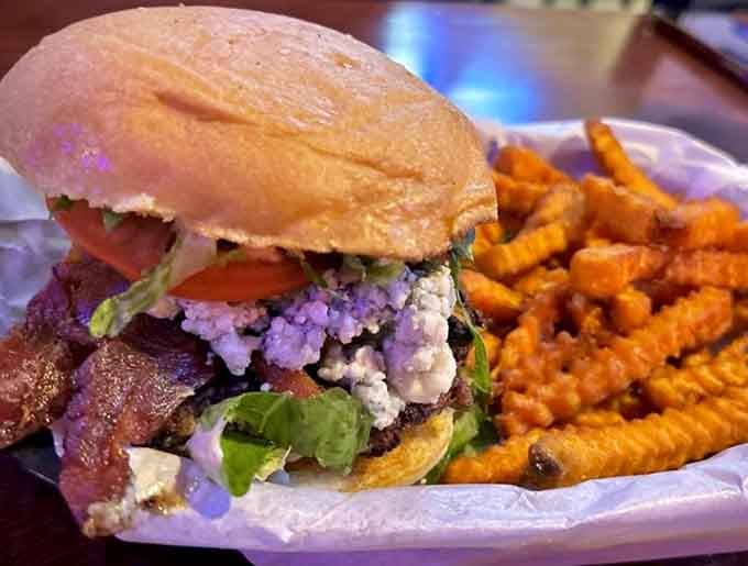 Sometimes you need a burger topped with enough fried goodness to make your cardiologist schedule an intervention.