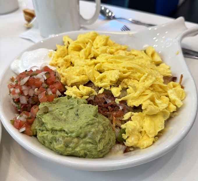 Scrambled eggs meet Tex-Mex flair in a skillet that'll make your taste buds do the two-step all morning.