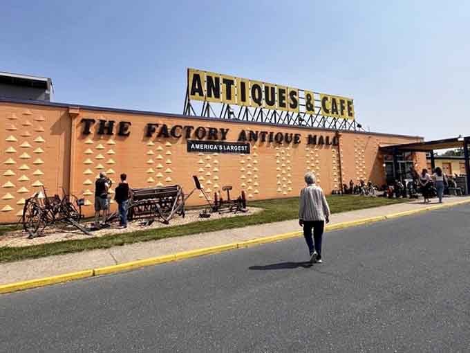 The building itself looks like it has stories to tell, which is fitting for what's housed inside.