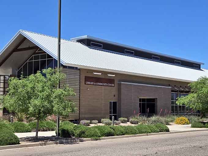 Florence's modern Library and Community Center proves this historic town isn't stuck in the past—it's thriving with contemporary desert architecture.