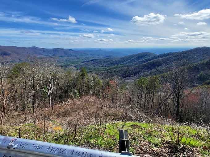 When the view looks like a postcard that nobody would believe is real, you know you've found something special.